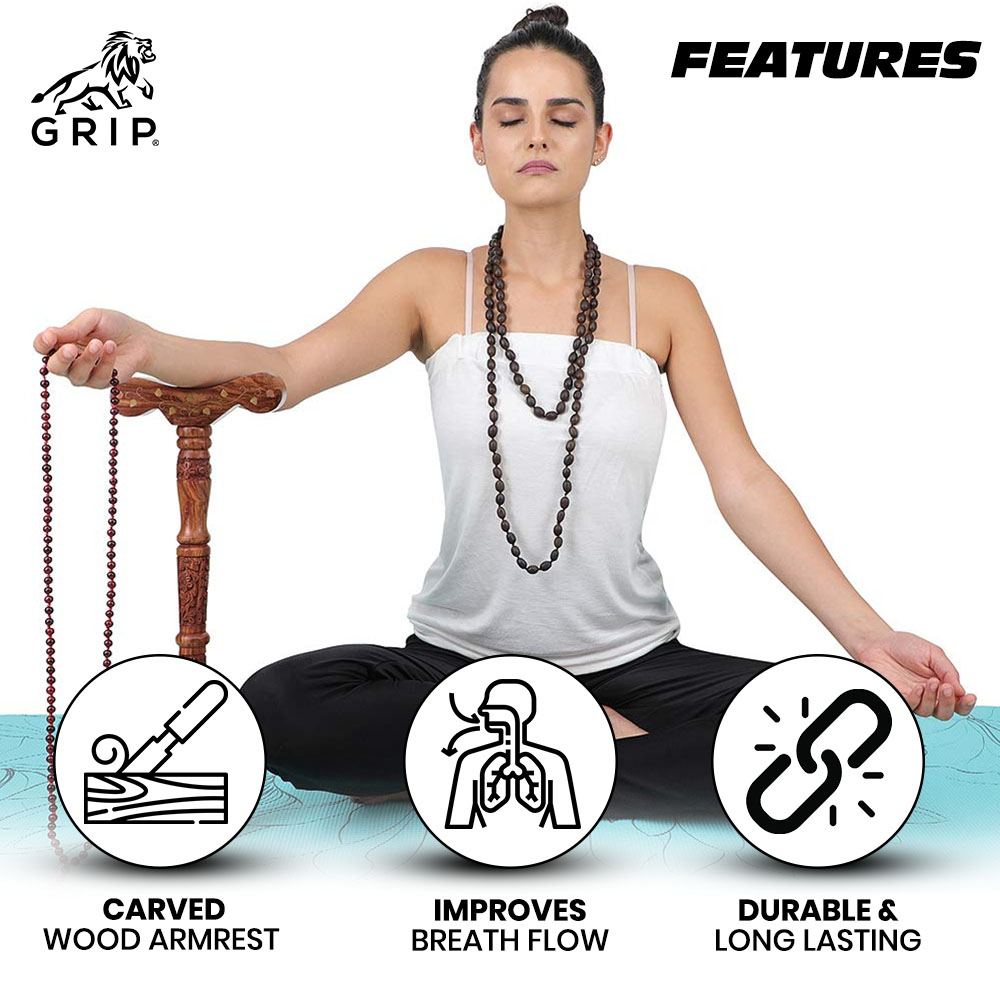 Grip Yoga Danda, it regulates the flow of BREATH in nostrils, which ...